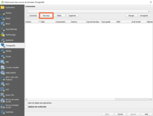 QGIS : connexion à une base de données PostgreSQL / PostGIS