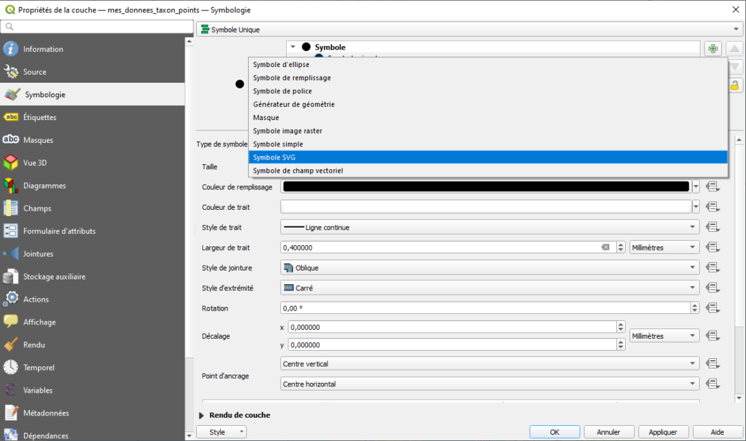 Utiliser ses propres symboles SVG dans QGIS - NaturaGIS